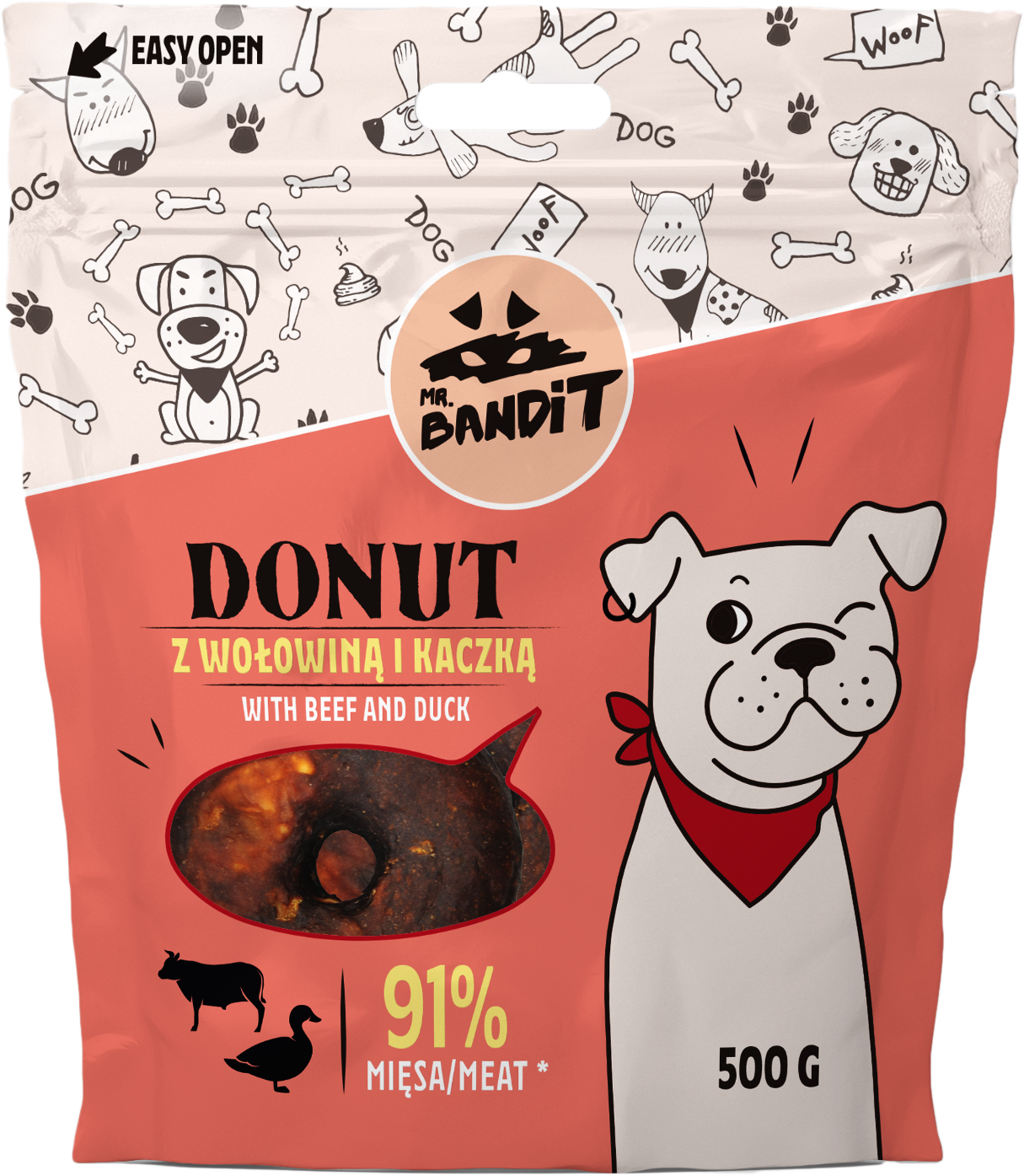 Donut - beef and duck - Treats for dogs and cats. Mr. Bandit Treats | Store